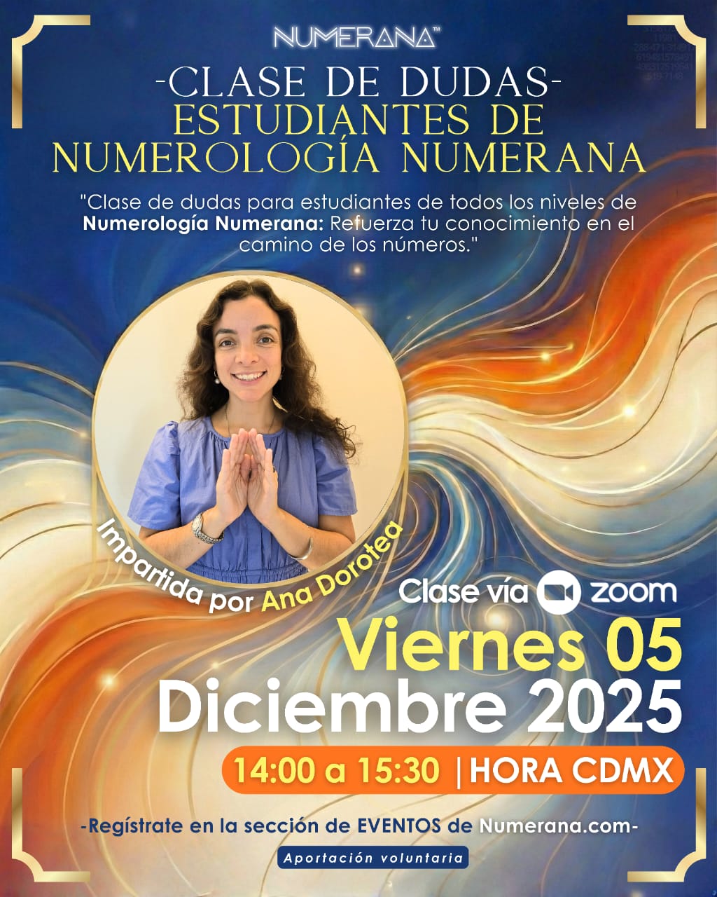 Sesión Mensual de Dudas de Numerología | Numerana
