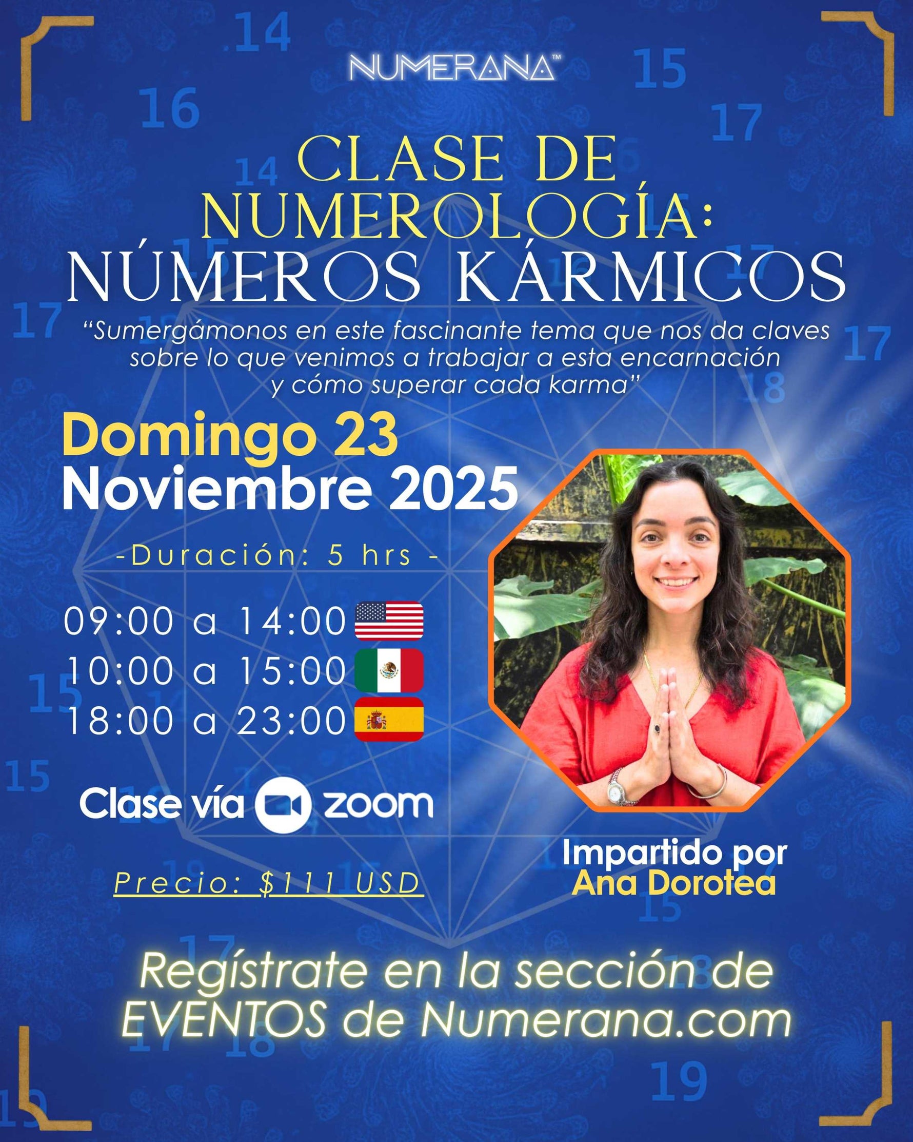 Eventos Numerana | Aprende Numerología