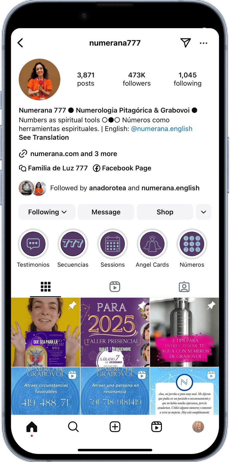 Numerana | Números como herramientas espirituales.